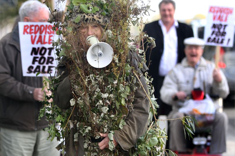 Stockport property development met with protests
